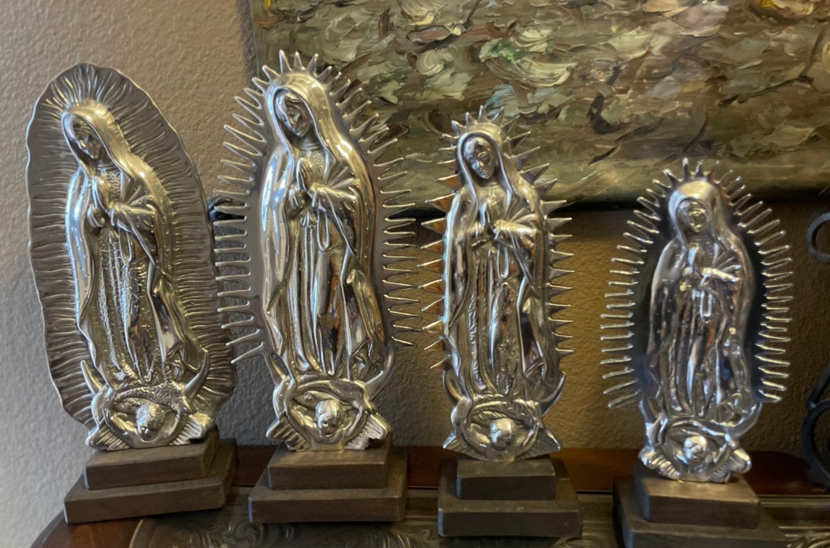 Statues Of The Virgen De Guadalupe